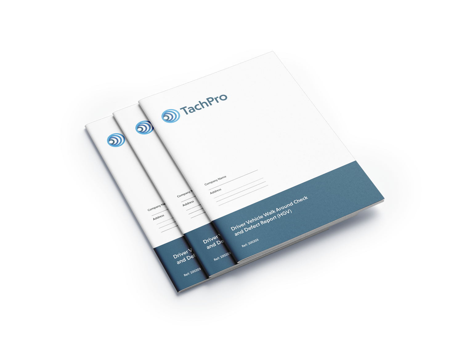 A5 Irish 50 Page Universal Duplicate Driver Defect Book – TachPro